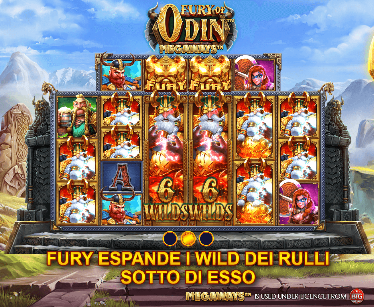 Gioca Fury of Odin Megaways 2023 - Slot Demo e Giri Gratis