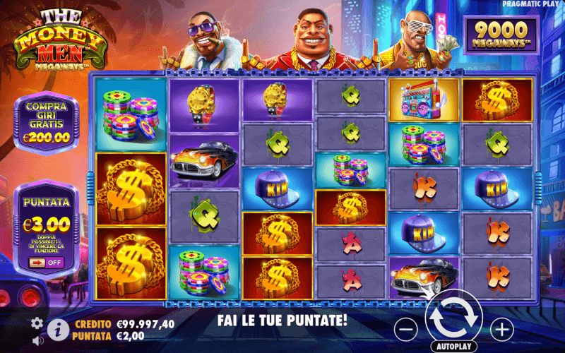 Prova la Slot Machine The Money Men Megaways