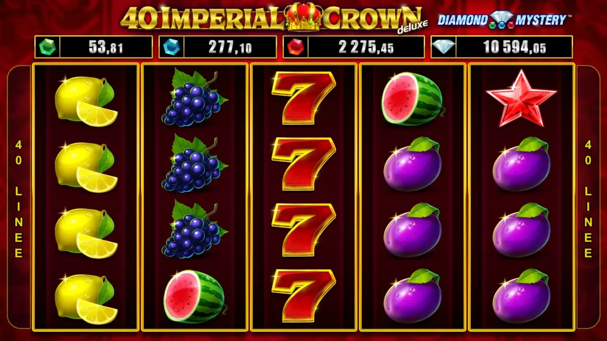 40 Imperial Crown Deluxe – Gioca Gratis alla Slot Classica